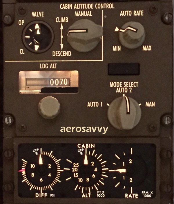 767 Pressurization Panel Aerosavvy Aerosavvy